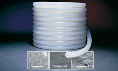 Tubing, Tygon, Silicone 3350, 1/4" ID x 3/8" OD, 50 ft. | LabSafetyShop.com